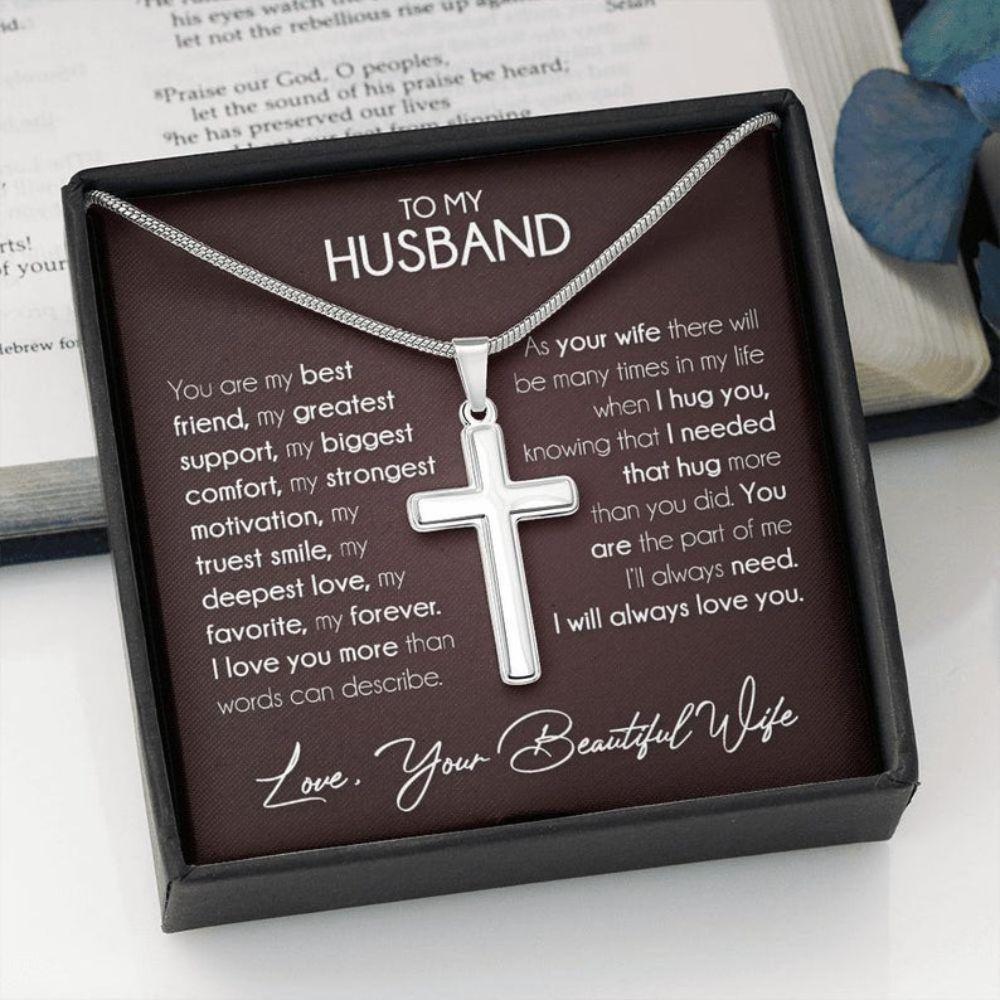 Husband Necklace, To My Husband Necklace Gifts, Anniversary Gift For ...